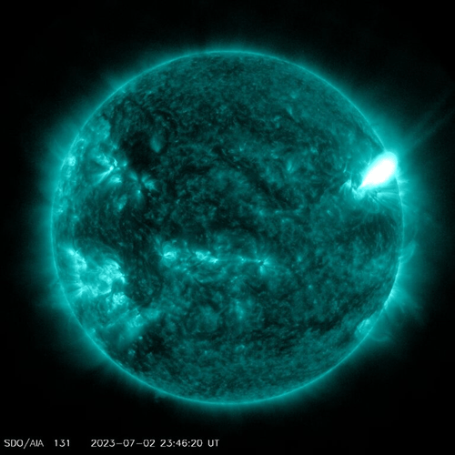Sun Sun releases strong X-class solar flare, triggers radio blackou