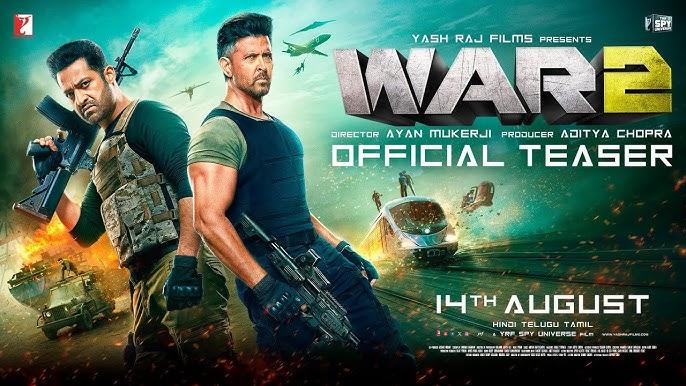 Hrithik Roshan, NTR Jr. declare ‘war’ in action packed ‘War 2’ teaser ...